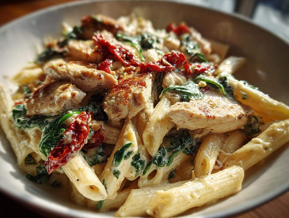 Creamy Tuscan Chicken Pasta: 1 Amazing Dish