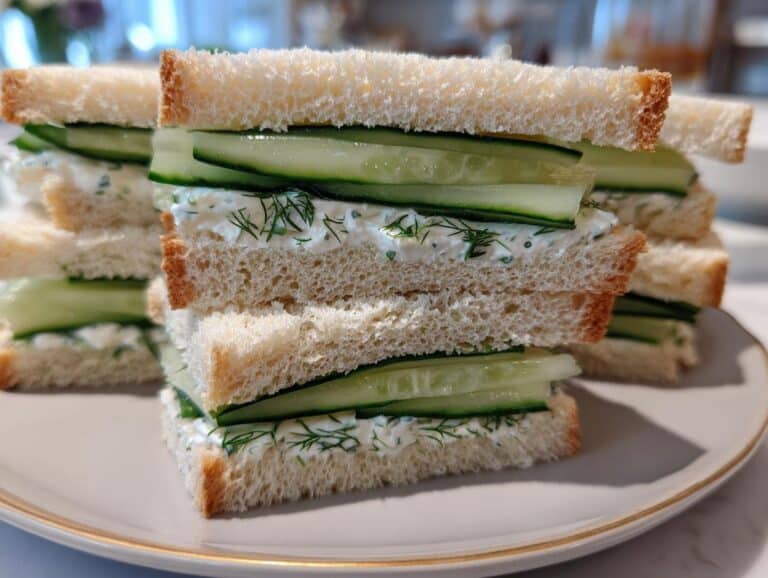 Effortless Cucumber Tea Sandwiches: 15 Mins