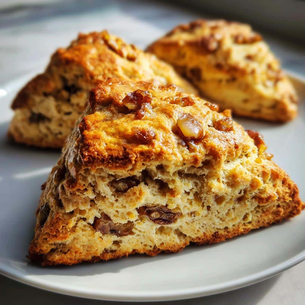 Fresh Fig & Walnut Scones: 1 Easy Recipe