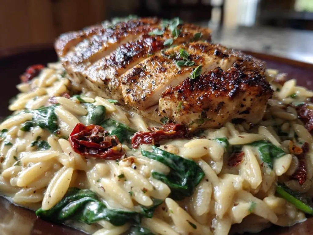 One Pot Marry Me Chicken Orzo: 30 Min Bliss