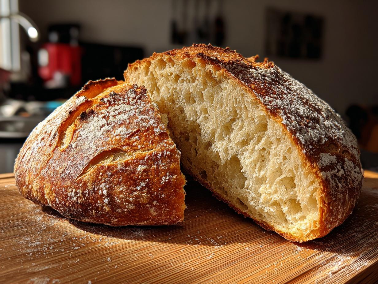 Amazing 4-Ingredient Artisan Bread
