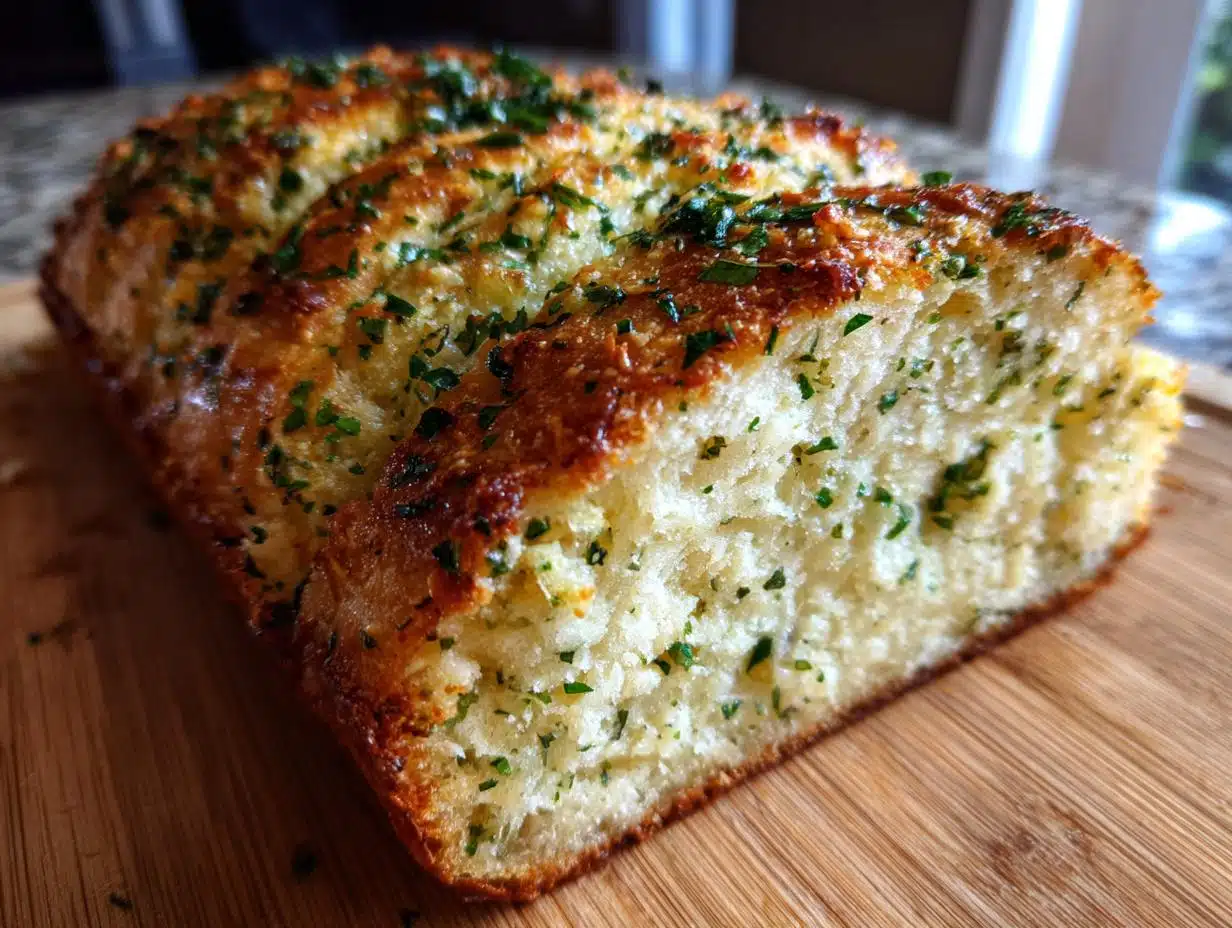 Garlic Parmesan Herb Bread: 1 Amazing Loaf