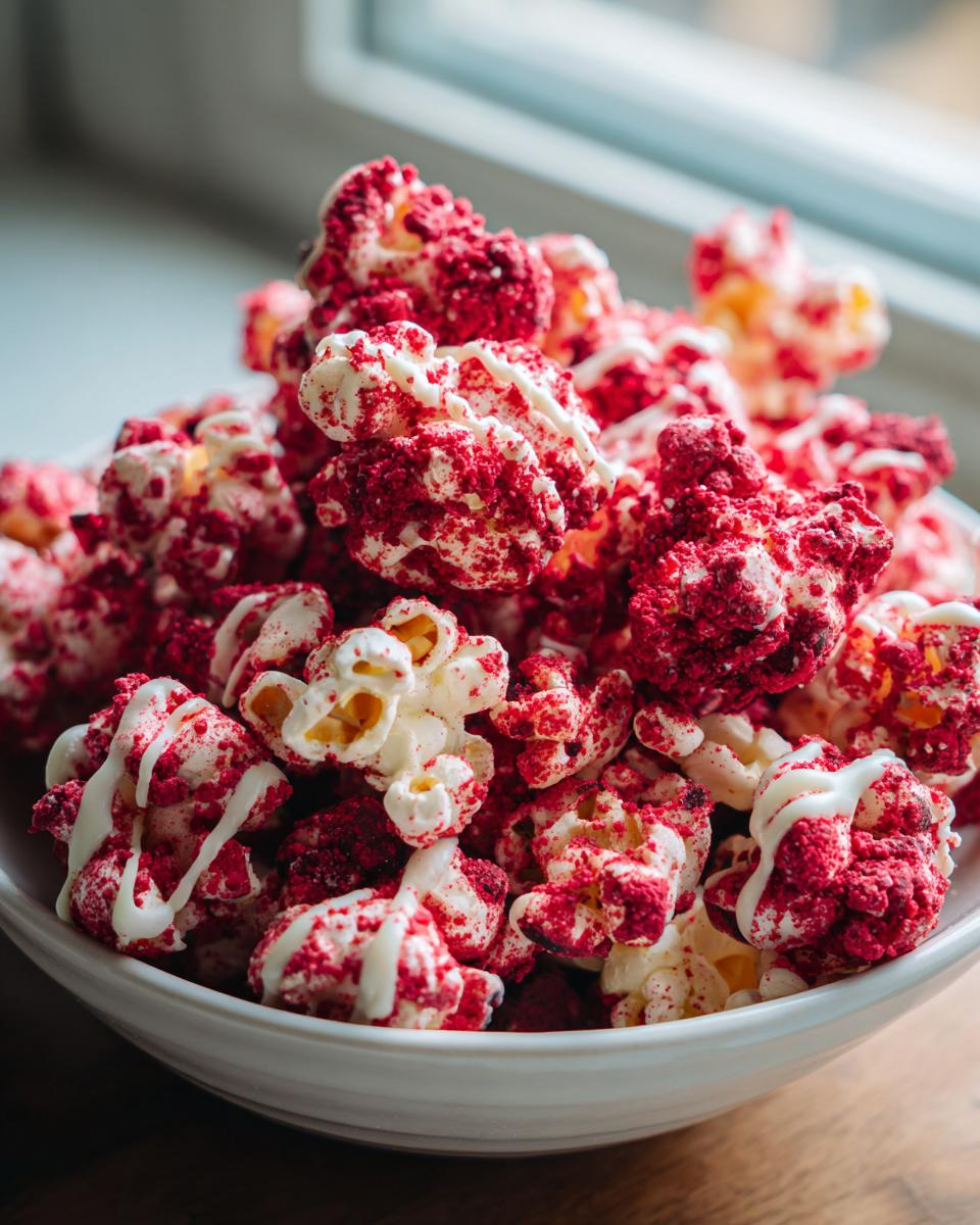 Amazing Red Velvet Popcorn: 1 Twist