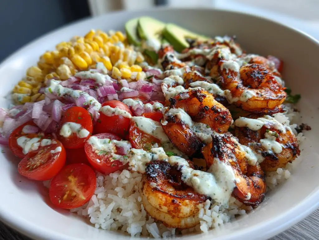 Fiesta Shrimp Rice Bowl: 1 Astonishing Meal