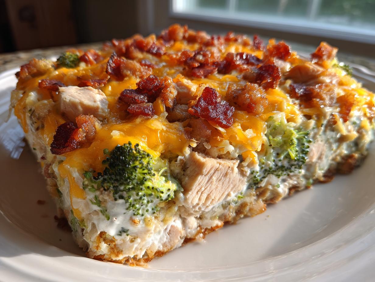 Simple 15 Min Low Carb Chicken Casserole