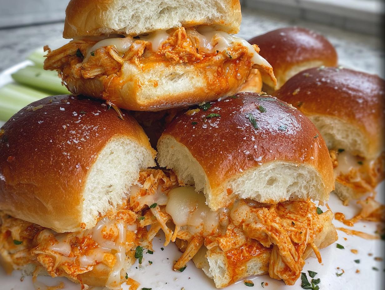 Amazing 9 Buffalo Chicken Sliders For Joy