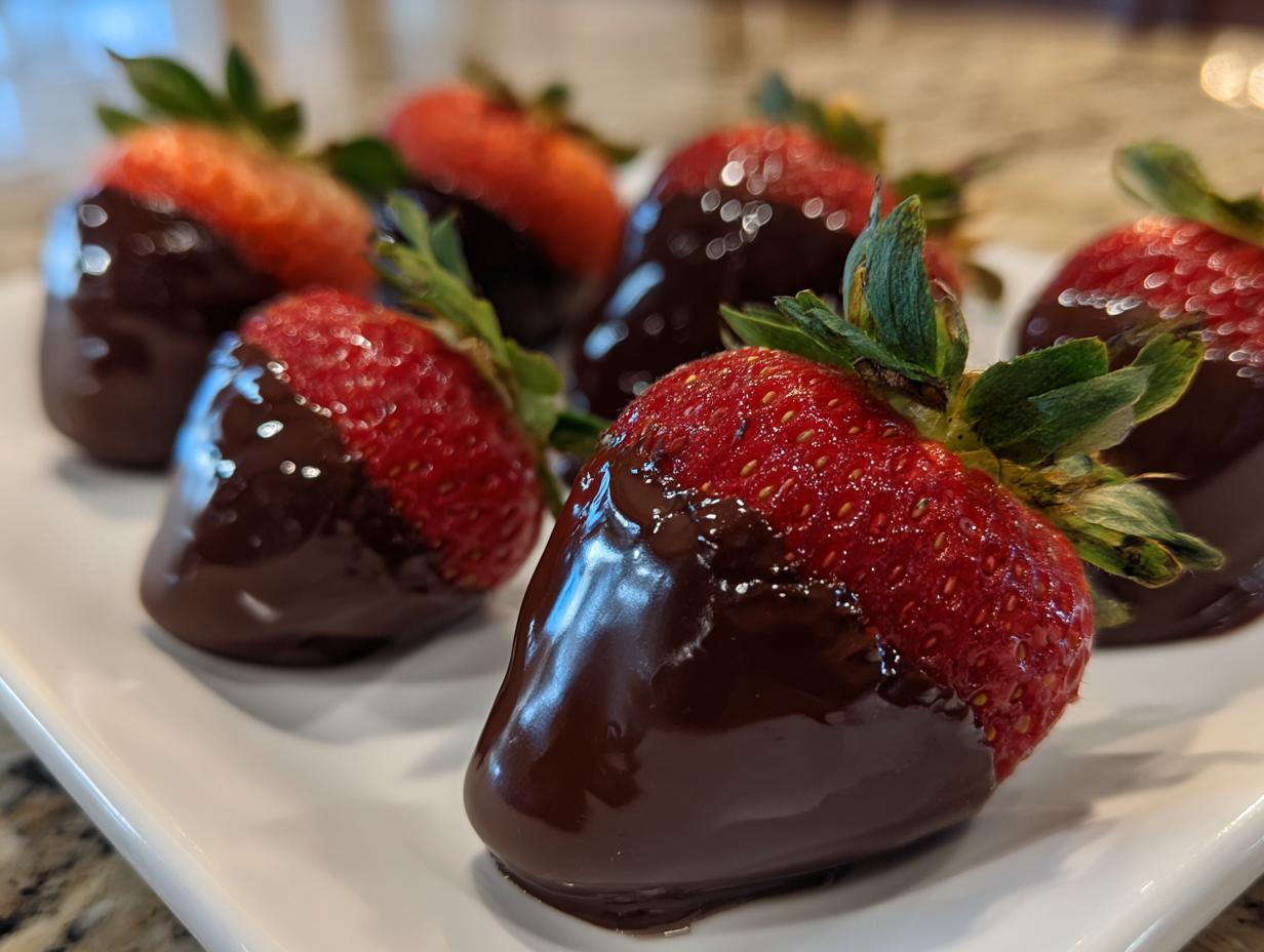 Foolproof 15 Min Chocolate Covered Strawberries