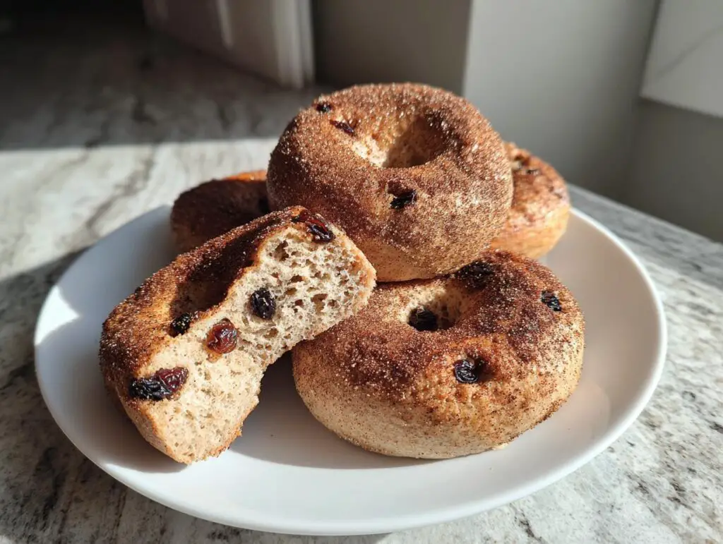 4 Amazing Cinnamon Raisin Protein Bagels