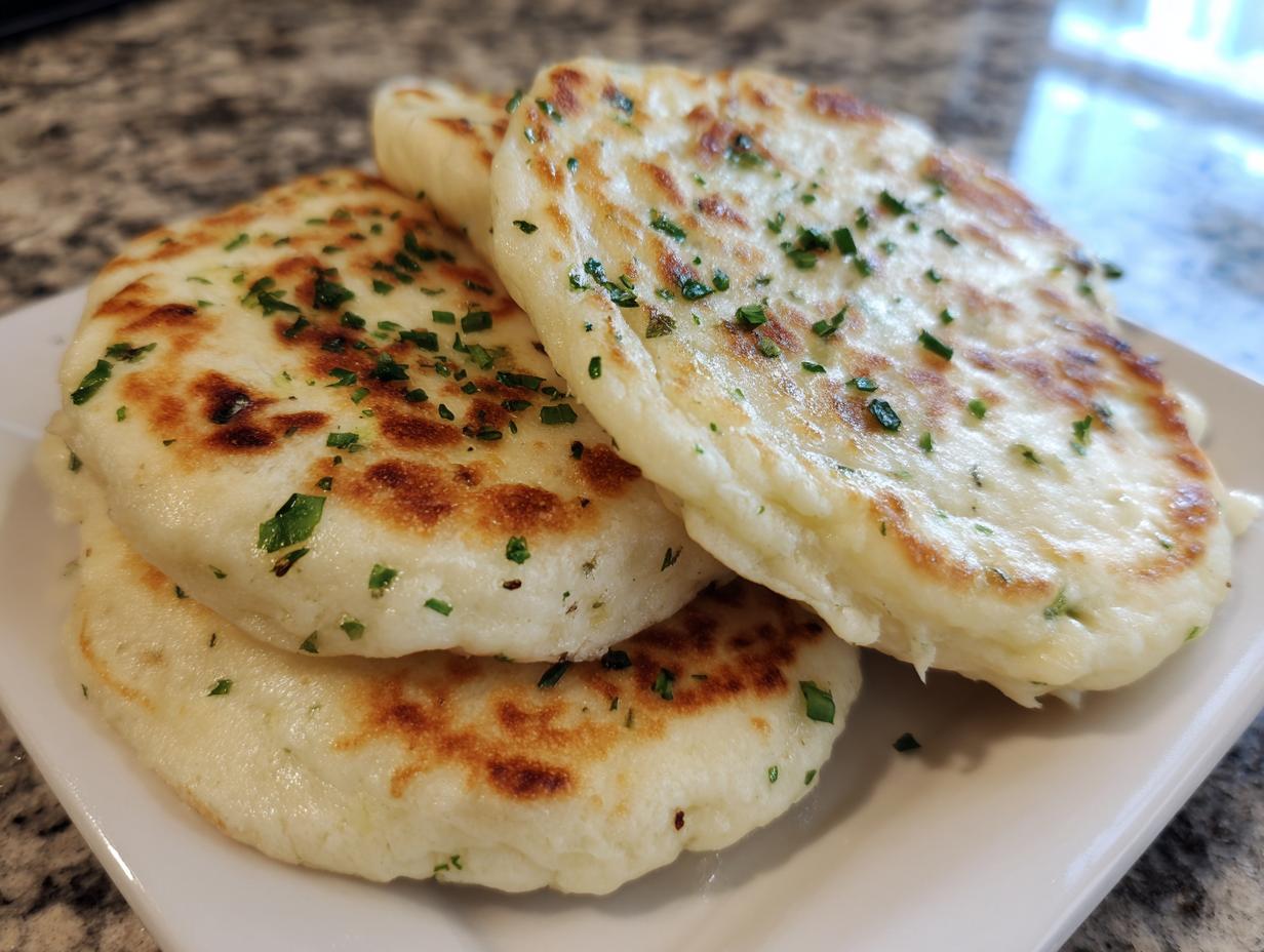 Amazing 8 Creamy Cheese And Herb Pancakes