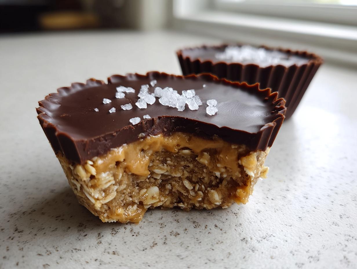 Amazing 10 Minute No Bake Peanut Butter Oat Cups