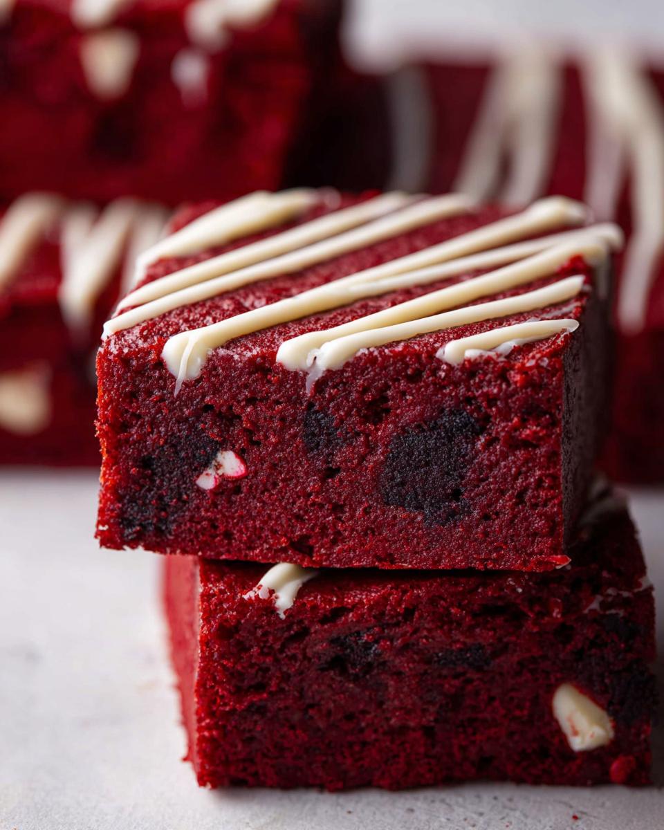 Stunning 16-piece Red Velvet Brownies Treat