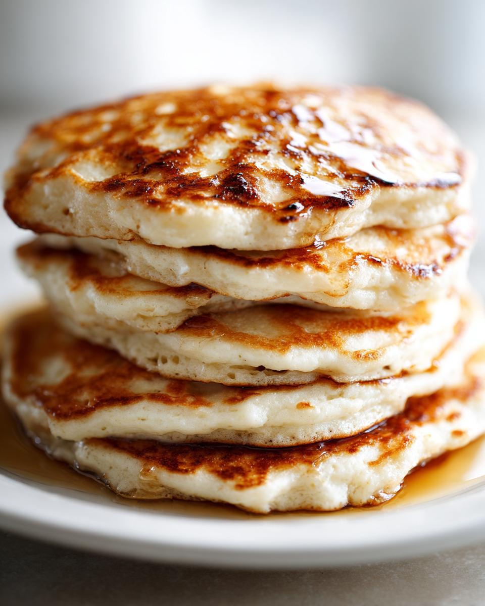 Savory Cheese Pancake Stack: 25 Min Magic