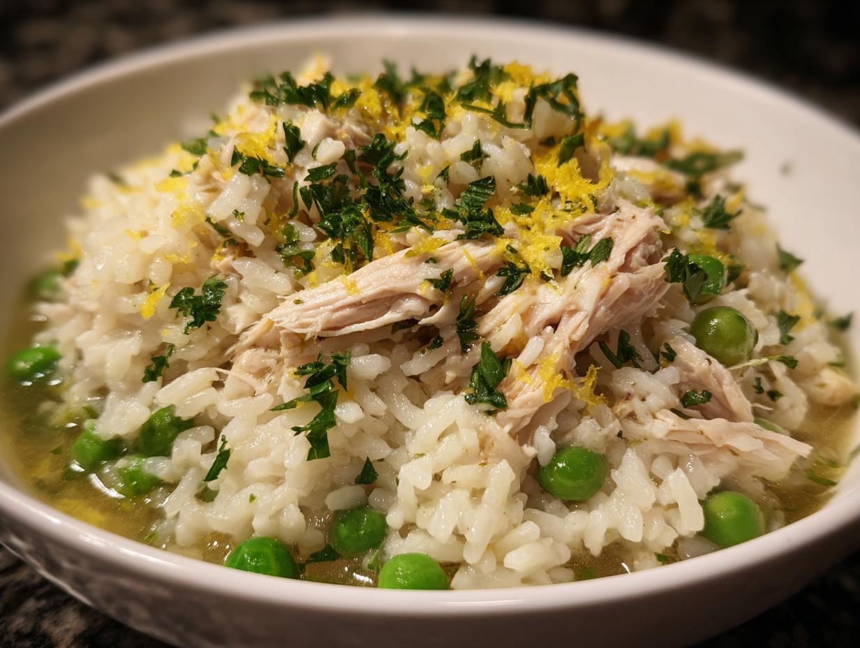 Astonishing 3-Hour Slow Cooker Lemon Chicken Rice