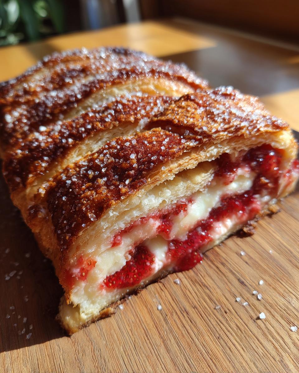 Amazing 1-Hour Strawberry Cream Cheese Strudel