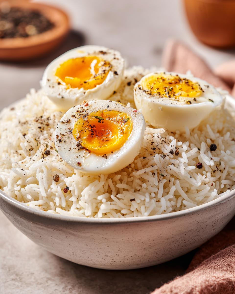 Master 4 Steps Butter Rice With Eggs Magic