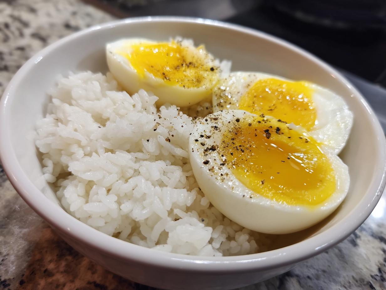 Master 4 Steps Butter Rice With Eggs Magic