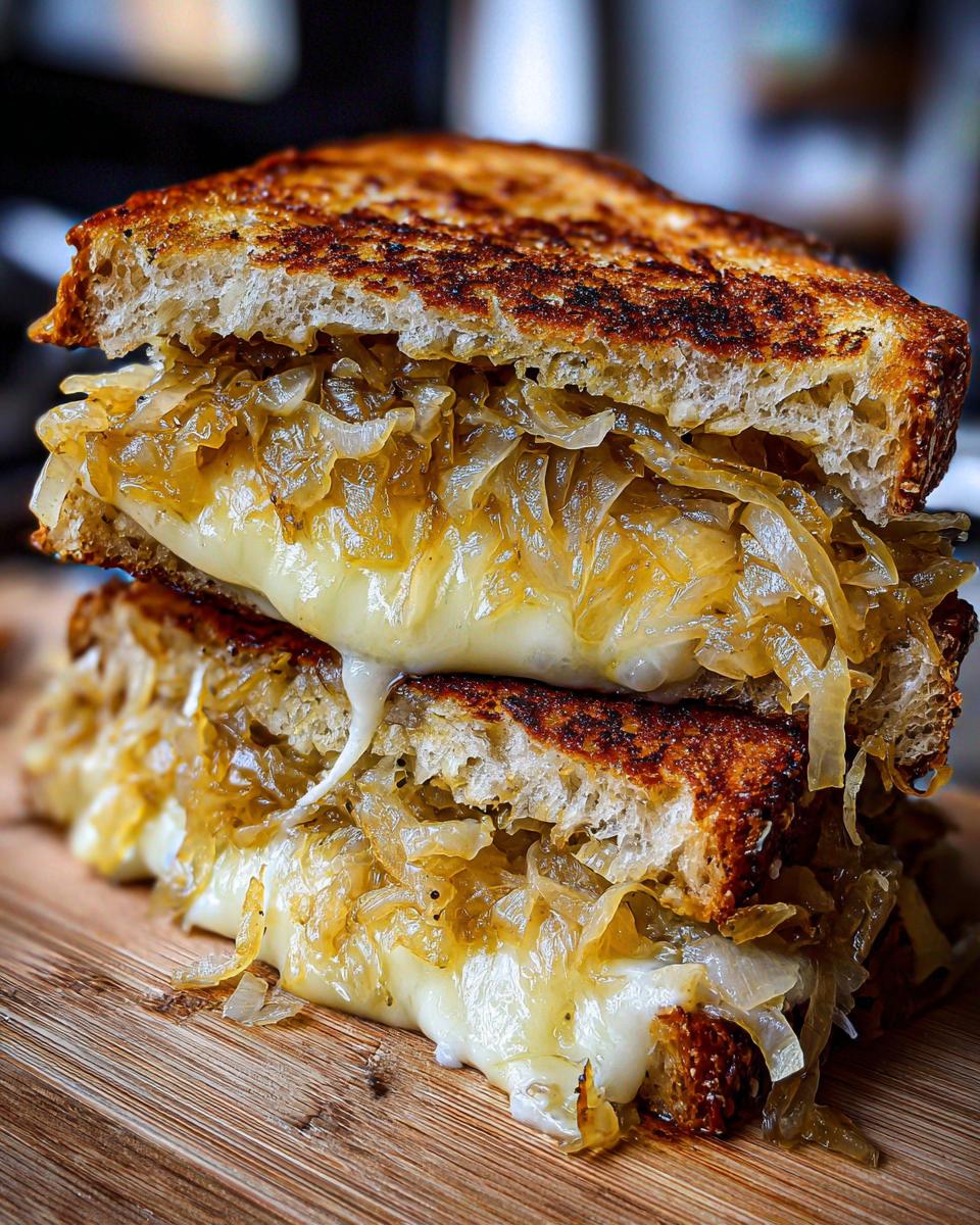 Amazing 1 Caramelized Onion Grilled Cheese