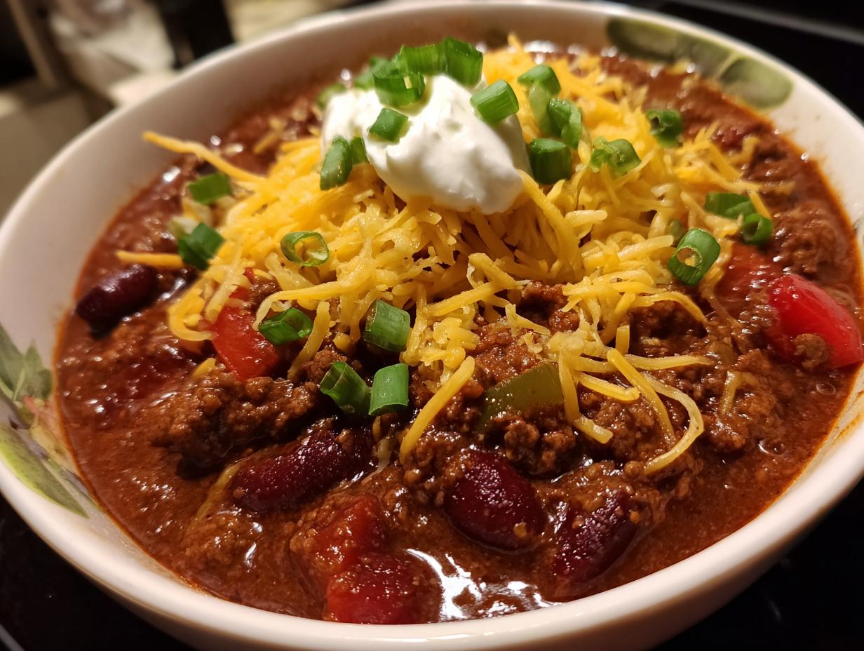 Amazing Chili With Cocoa In 60 Minutes