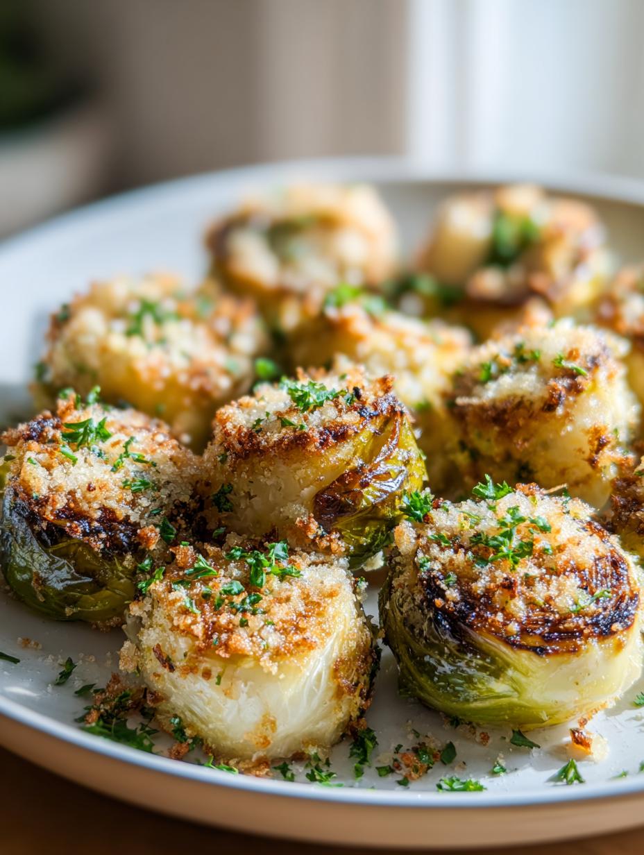 Crispy Parmesan Roasted Brussels Sprouts In 25 Mins