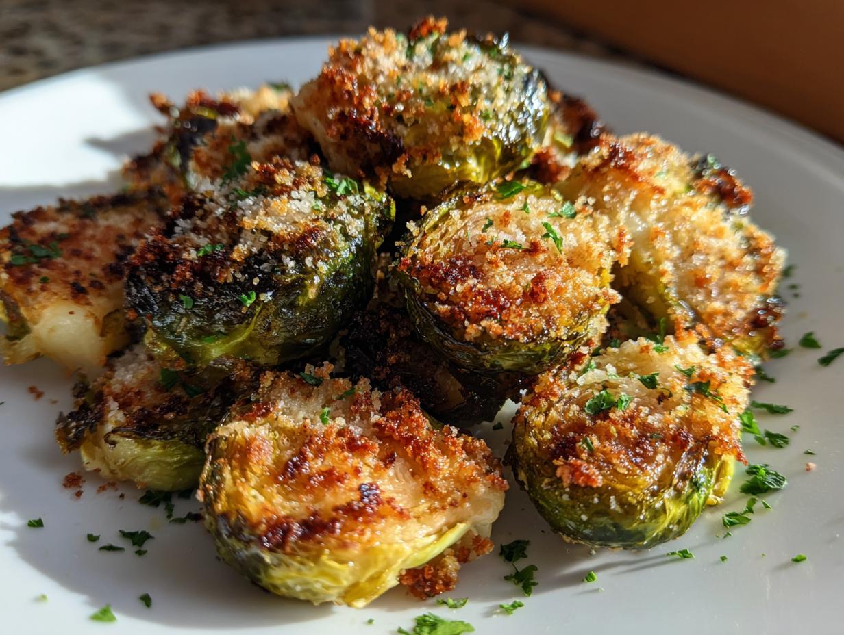 Crispy Parmesan Roasted Brussels Sprouts In 25 Mins