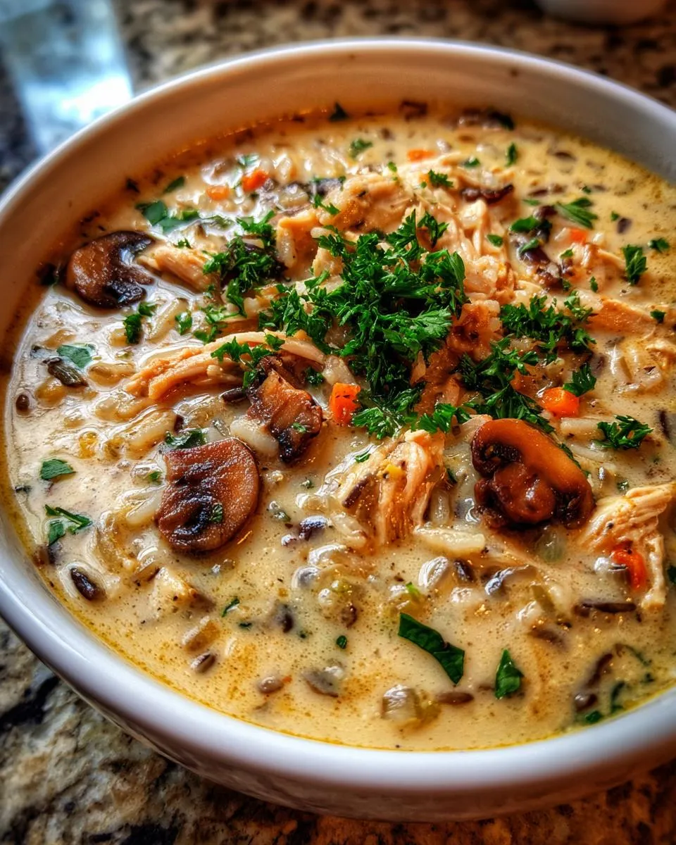 Amazing 6-Hour Slow Cooker Chicken Wild Rice Soup