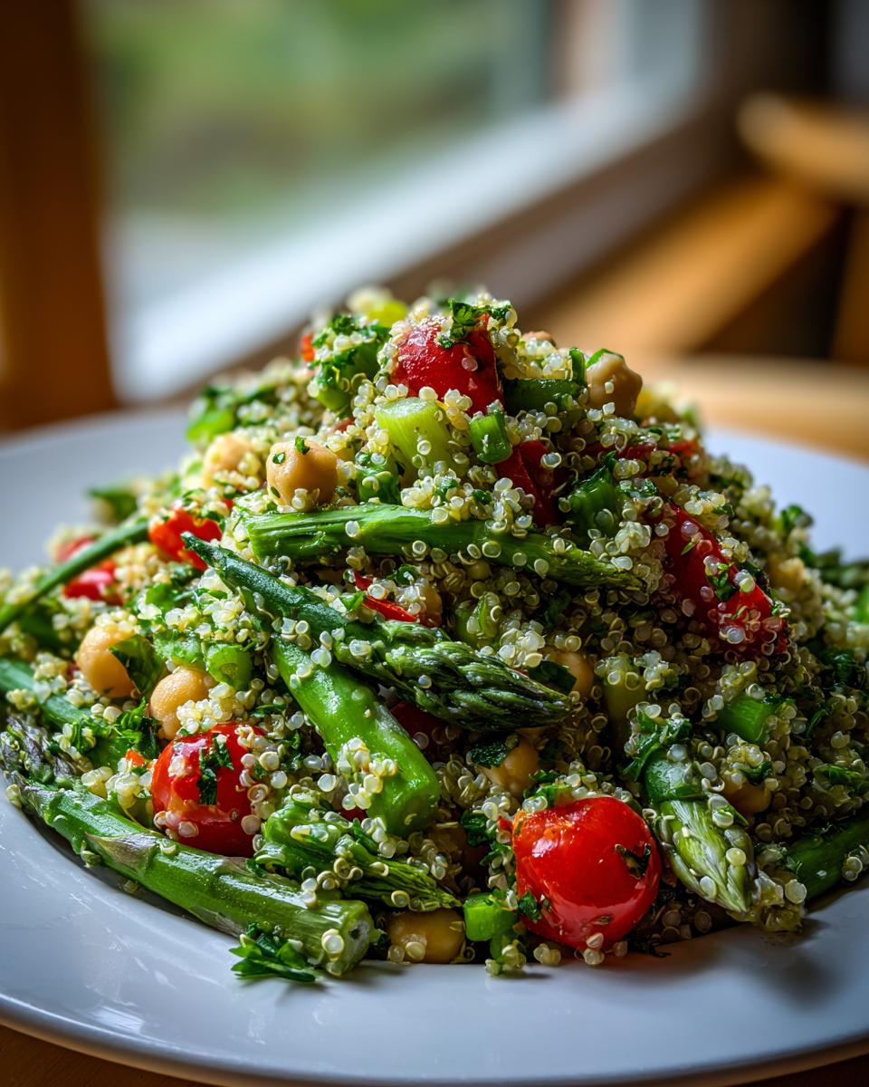 5 Star Asparagus Chickpea Quinoa Salad Secret