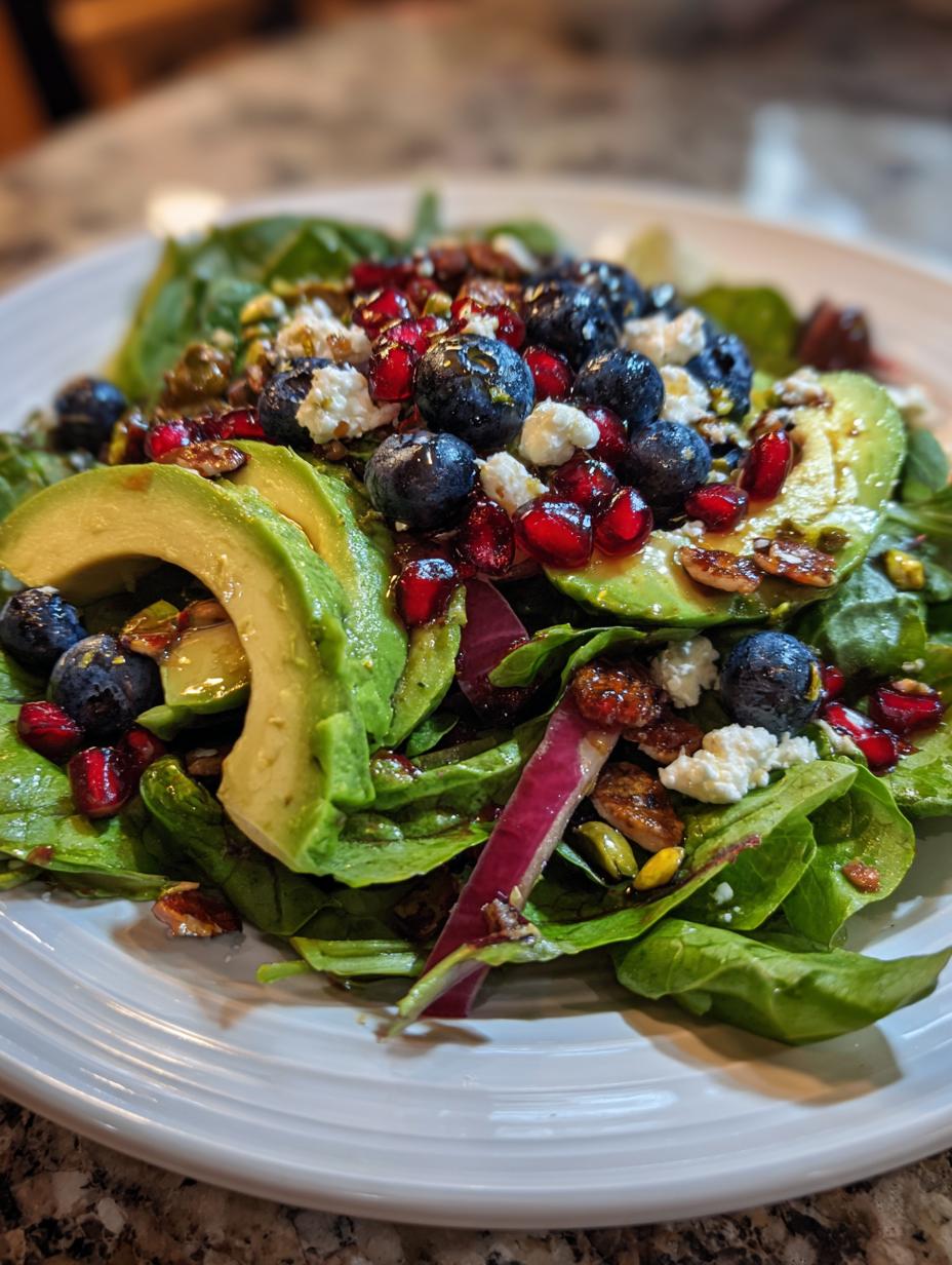 Shocking 15-Min Blueberry Pistachio Spring Salad Joy