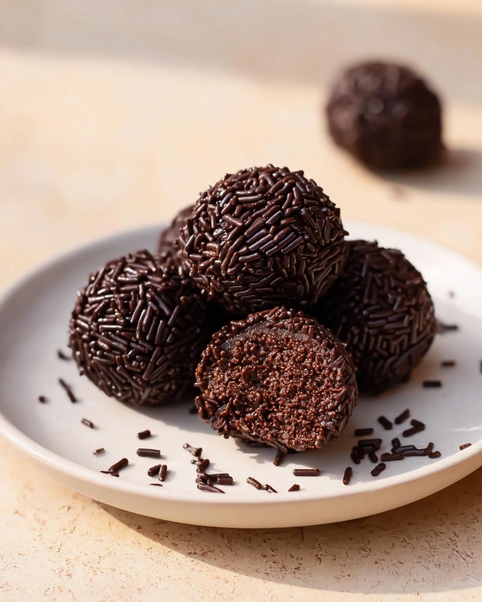 Amazing 3 Ingredient Brigadeiro Brazilian Chocolate Truffles Easy Recipe