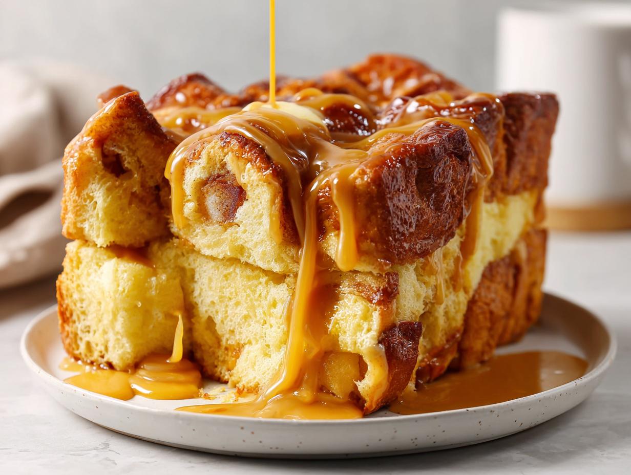 Amazing 10-Minute Caramel Apple Pull Apart Bread