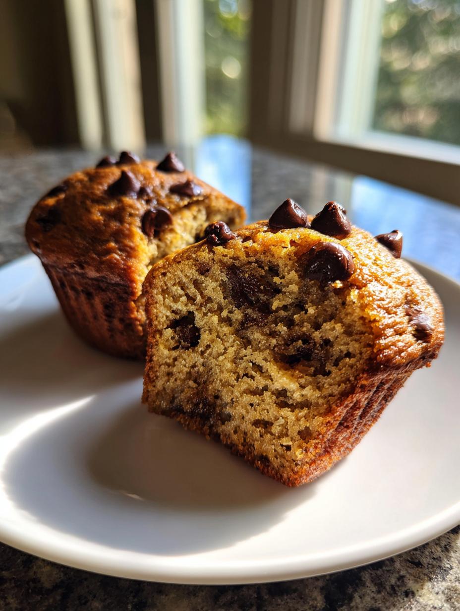 Amazing 1-Bowl Chocolate Chip Banana Muffins