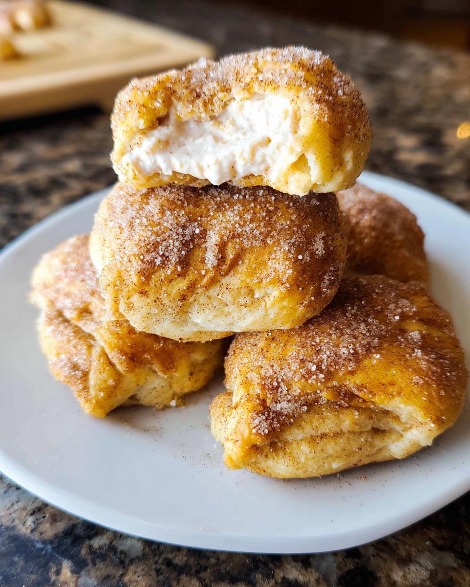 Divine! 3 Cinnamon Cream Cheese Pastry Puffs