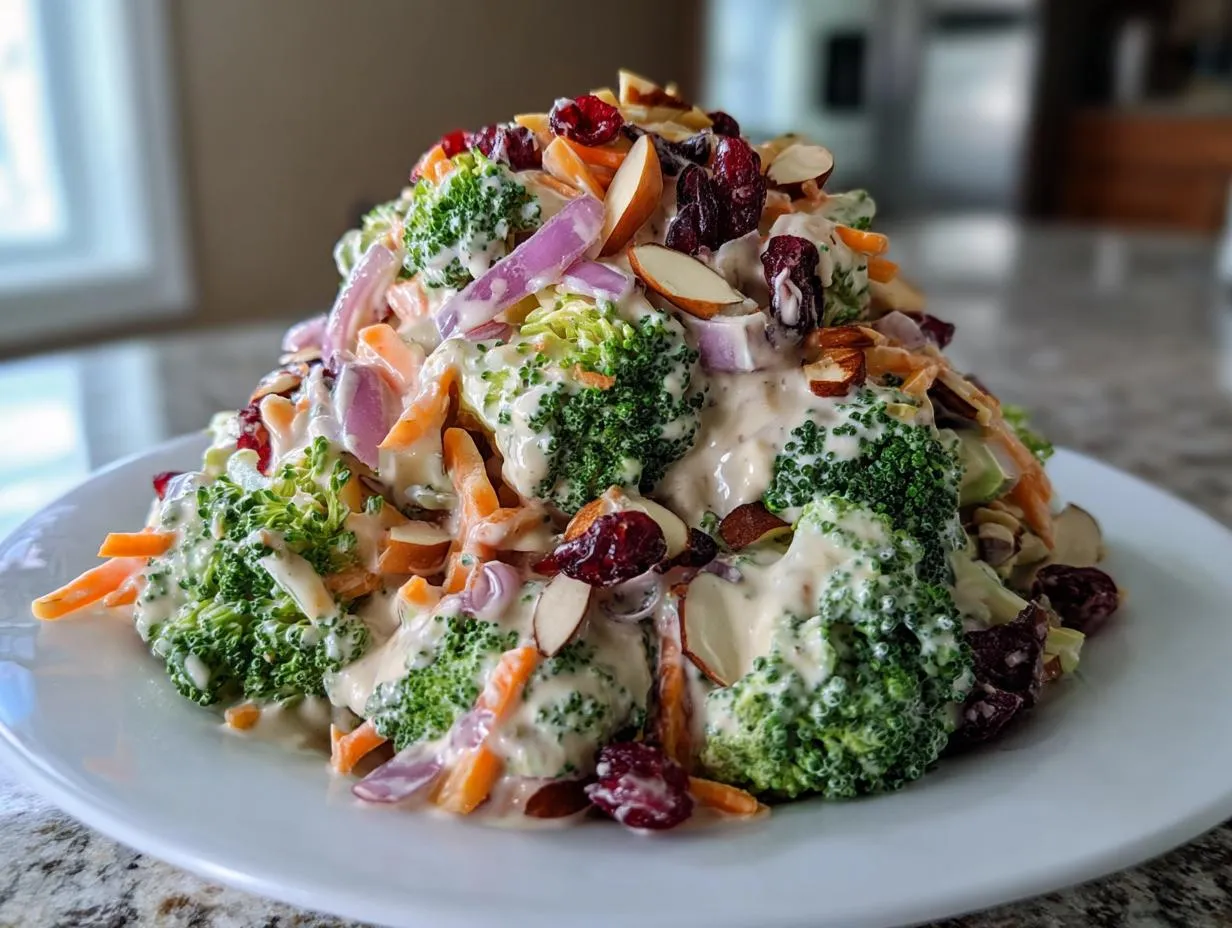 Amazing Creamy Broccoli Salad In 18 Minutes