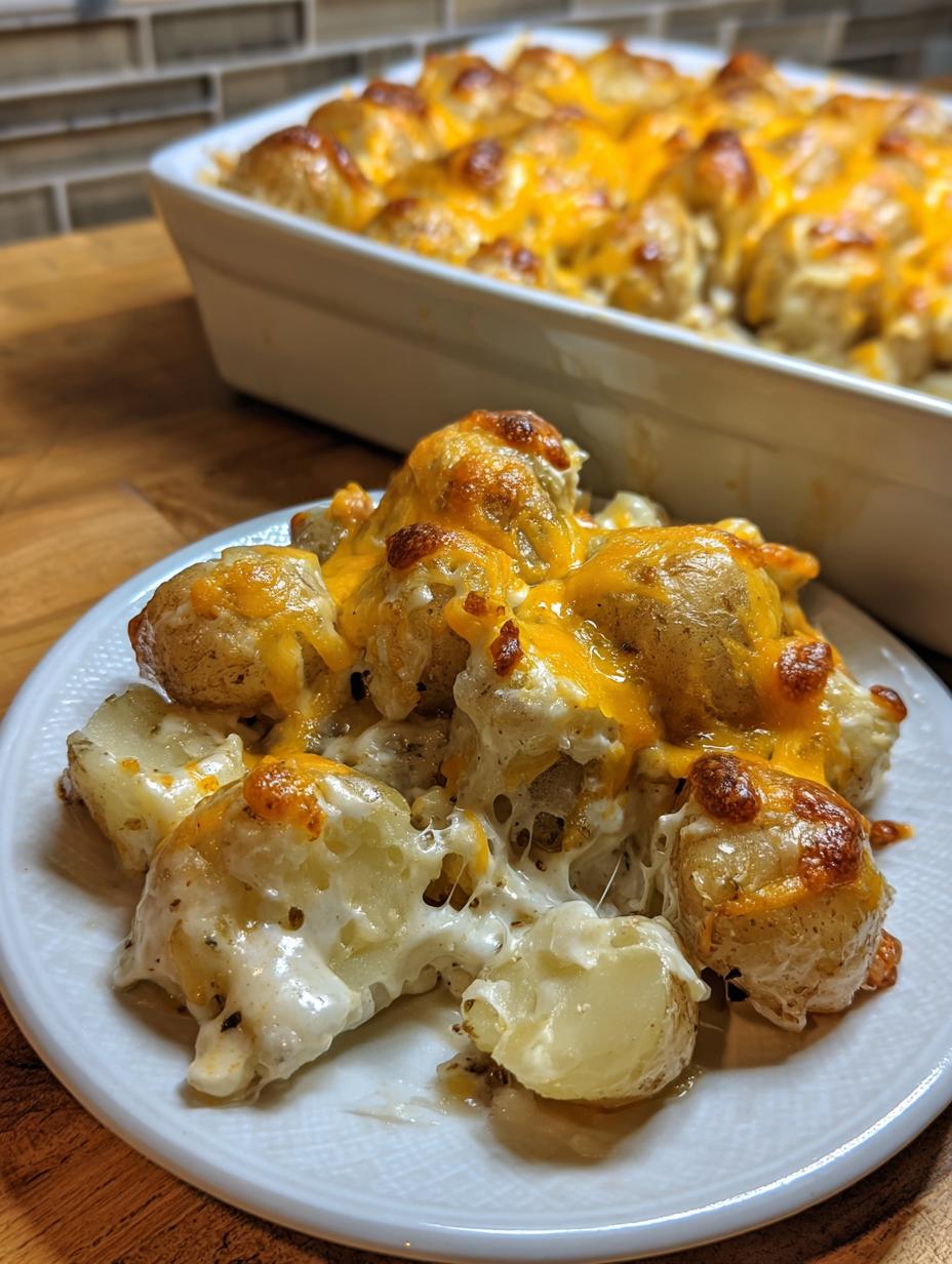 Amazing 5 Ingredient Creamy Cheesy Potatoes Oven Baked
