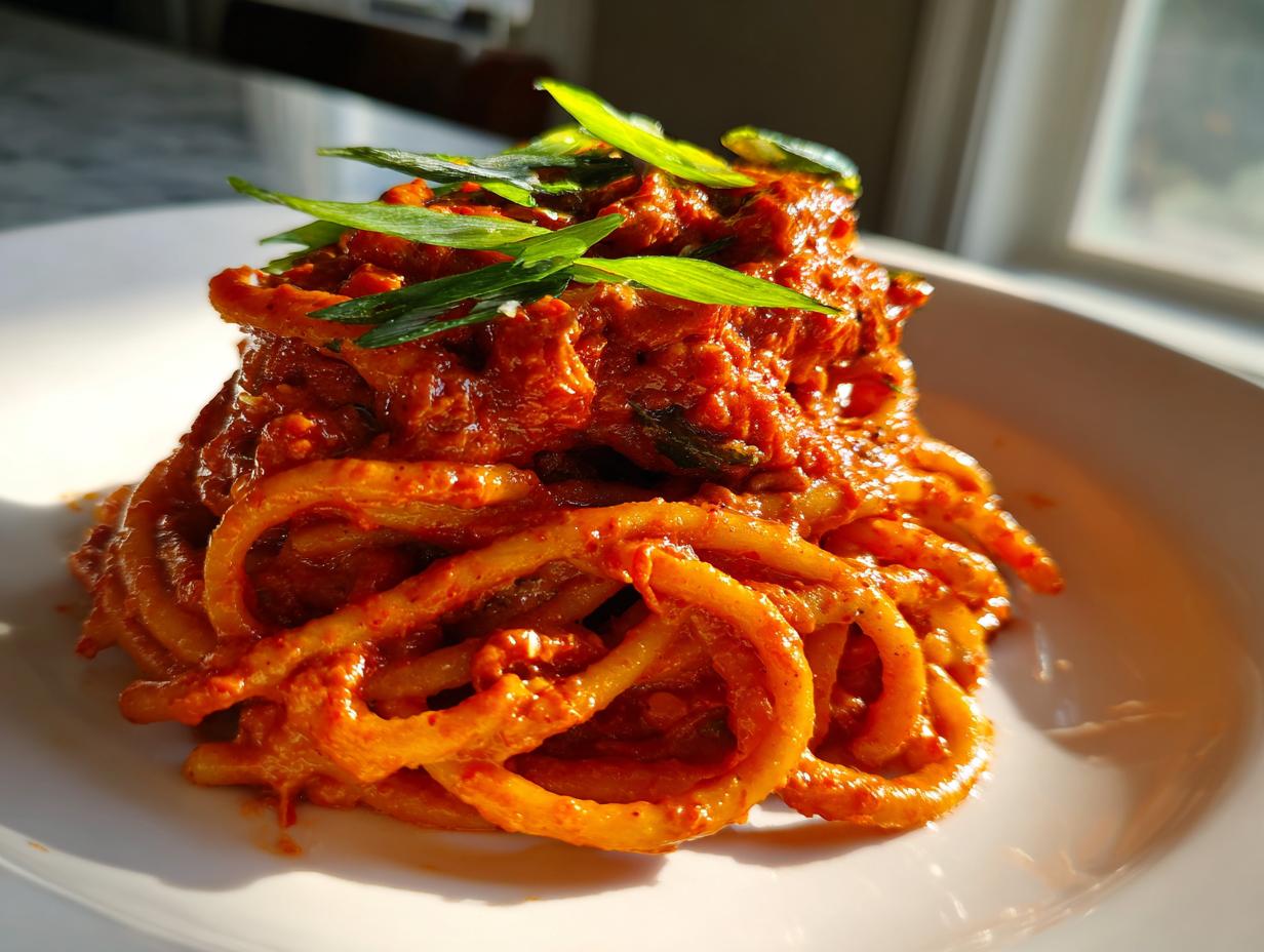 Amazing 20-min Creamy Gochujang Pasta