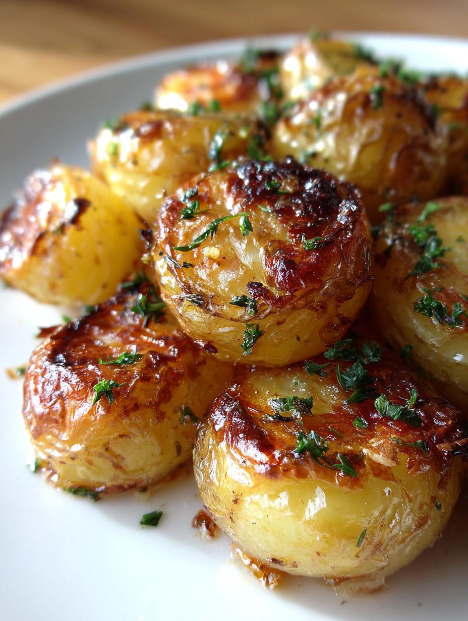 Amazing 425° Crispy Herb Roasted Baby Potatoes