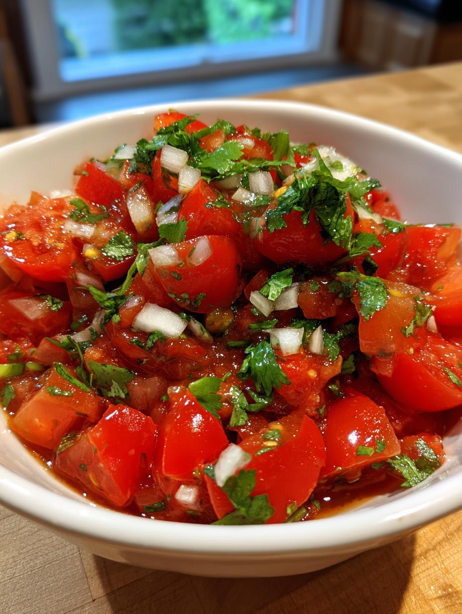 Amazing 10-Minute Fresh Cherry Tomato Salsa