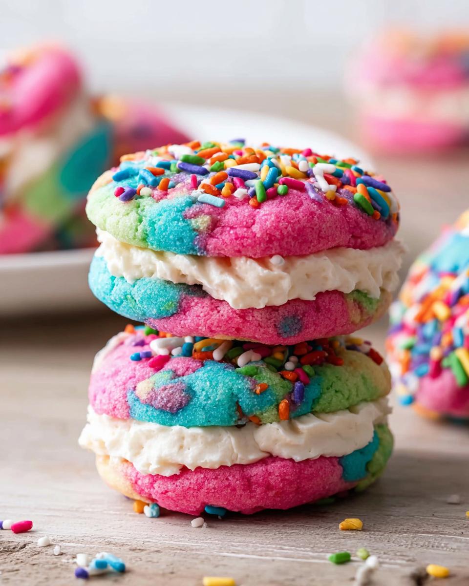 Shocking 1 Easy Funfetti Cake Mix Sandwich Cookies