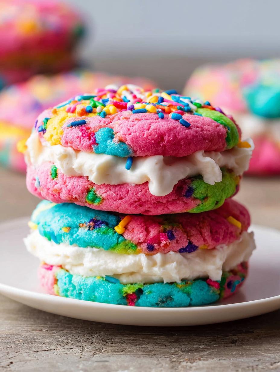 Shocking 1 Easy Funfetti Cake Mix Sandwich Cookies