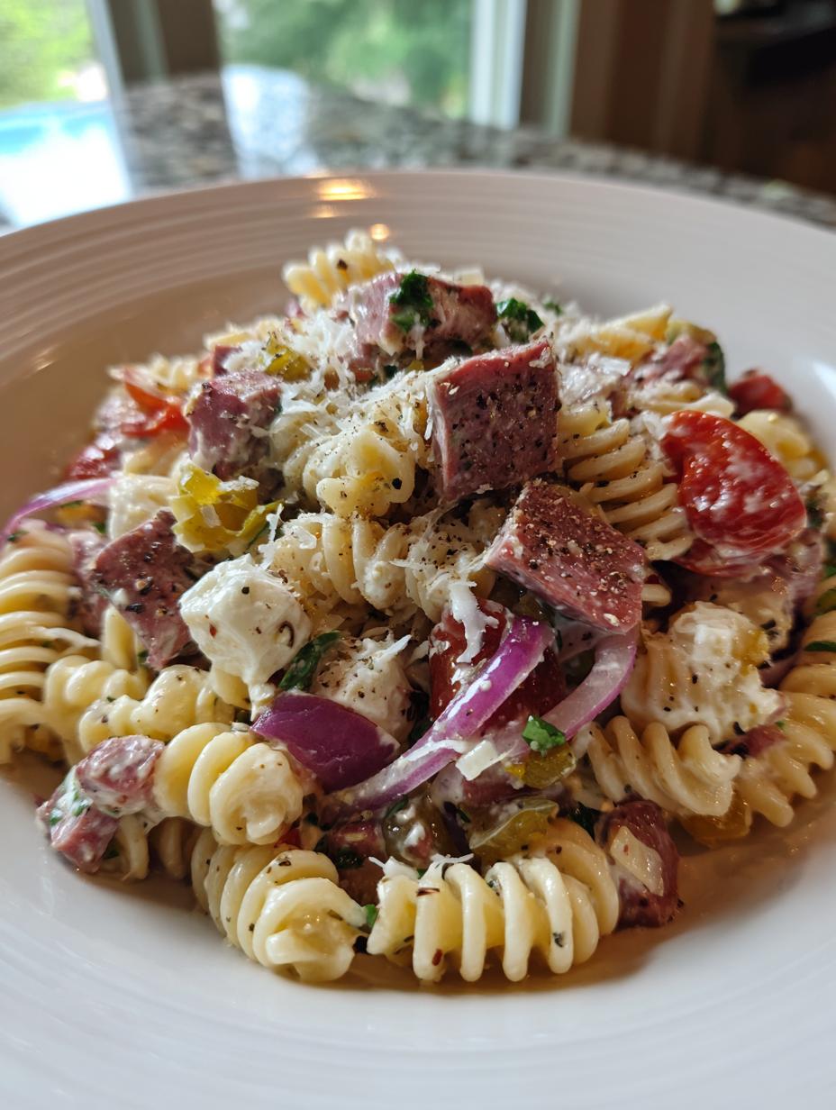 Amazing 30-min Italian Grinder Pasta Salad Recipe