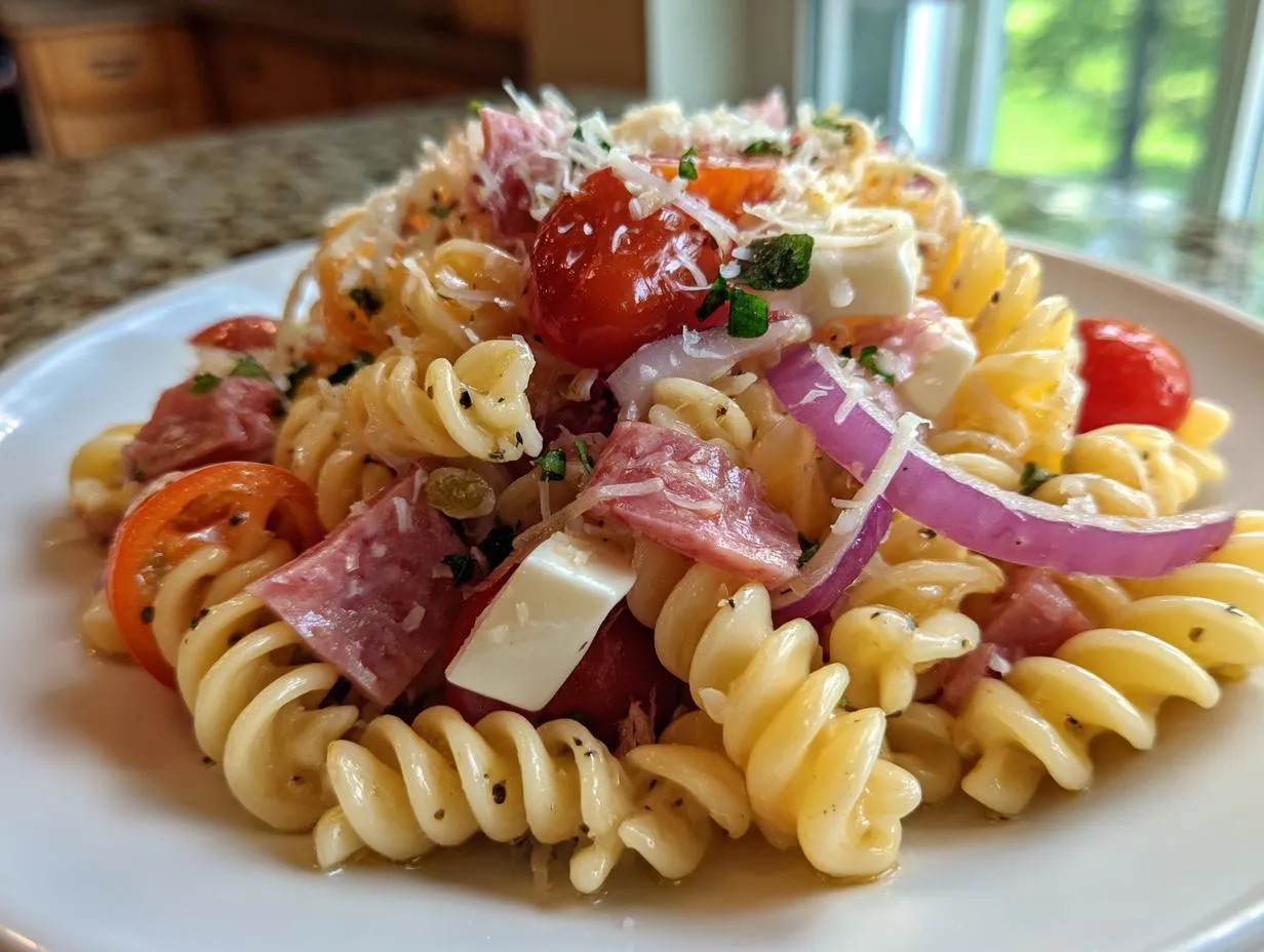 Amazing 30-min Italian Grinder Pasta Salad Recipe