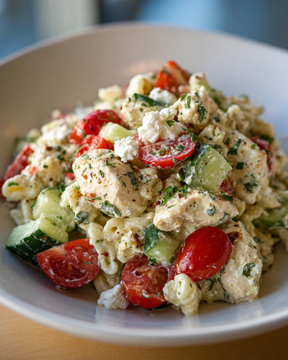 Amazing 1 Mediterranean Chicken Pasta Salad Secret
