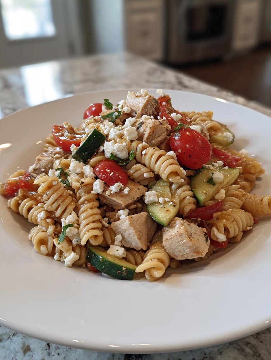 Amazing 1 Mediterranean Chicken Pasta Salad Secret