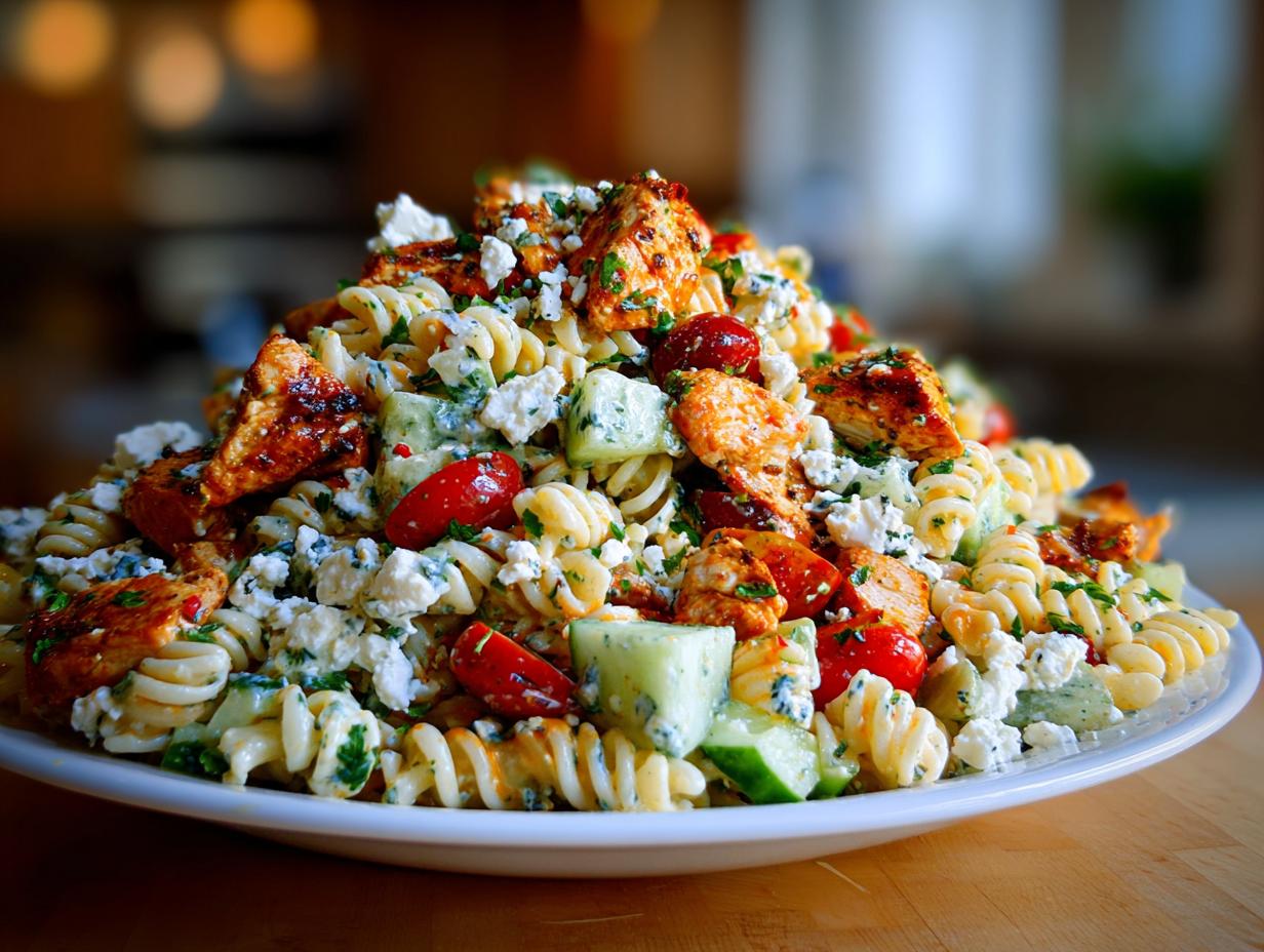 Amazing 1 Mediterranean Chicken Pasta Salad Secret