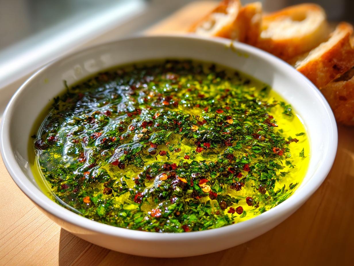 5 Minute Olive Oil Bread Dip With Herbs Garlic Joy