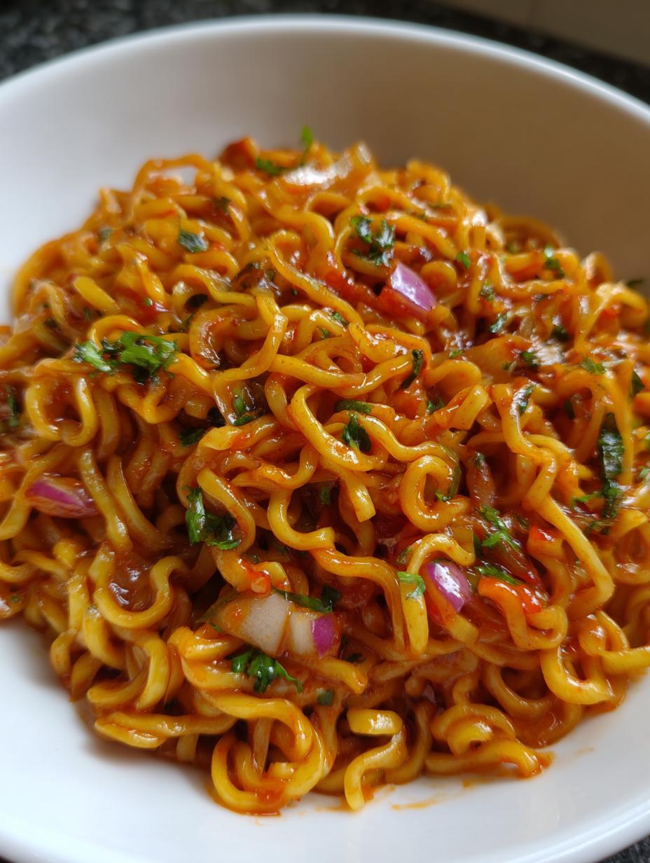 12 Minute Spicy Maggi Noodles Triumph