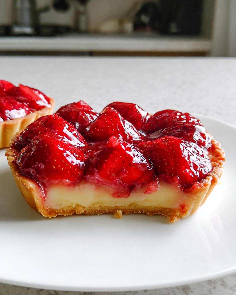 Amazing 8 Strawberry Custard Tarts