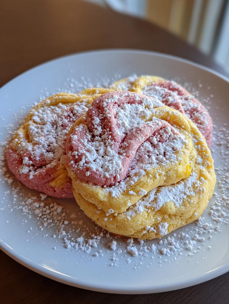 Amazing 1-bowl Strawberry Lemonade Cookies