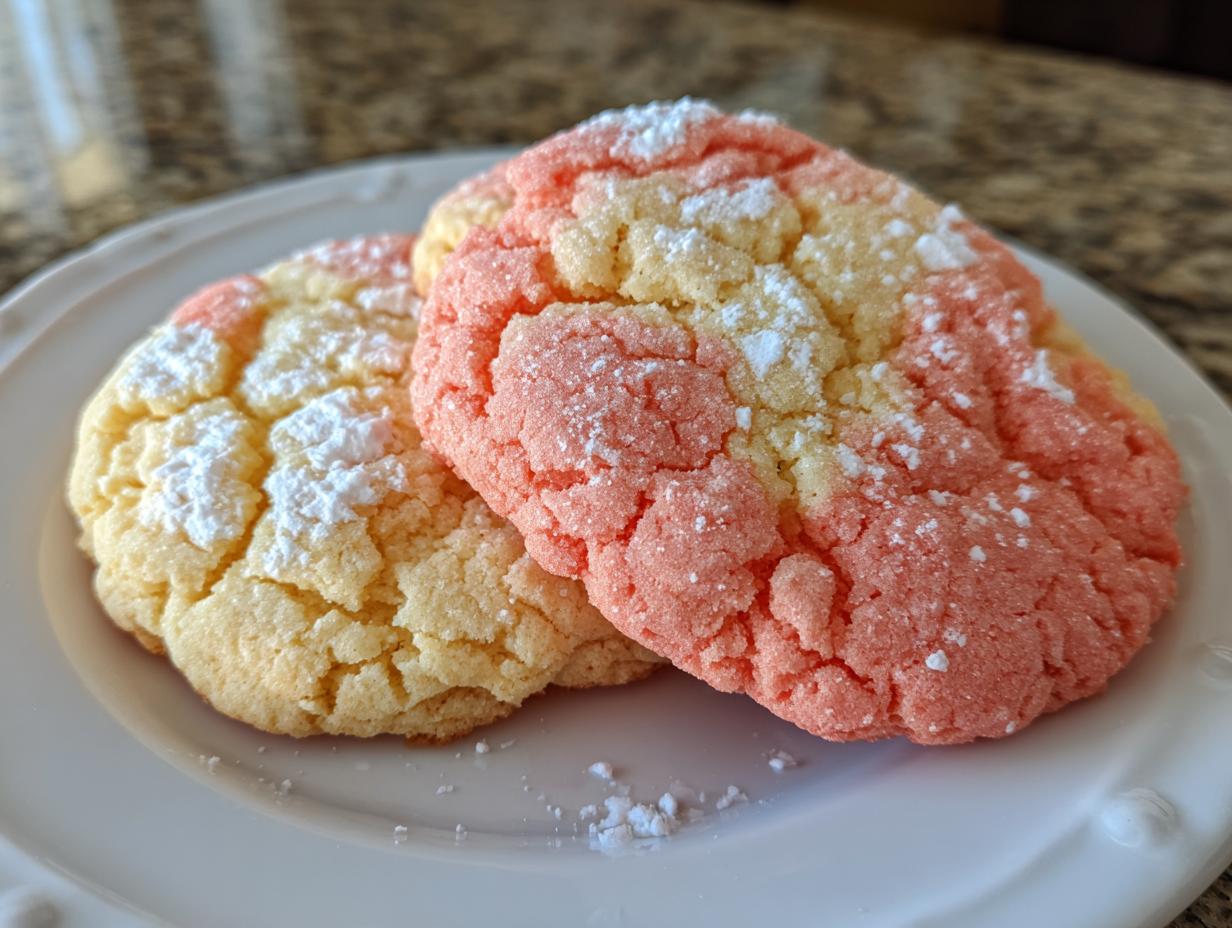 Amazing 1-bowl Strawberry Lemonade Cookies