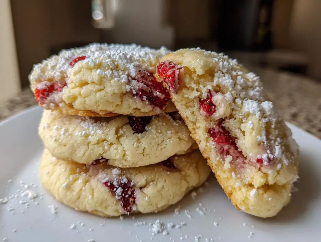 Amazing 11-Minute Strawberry Shortcake Cookies