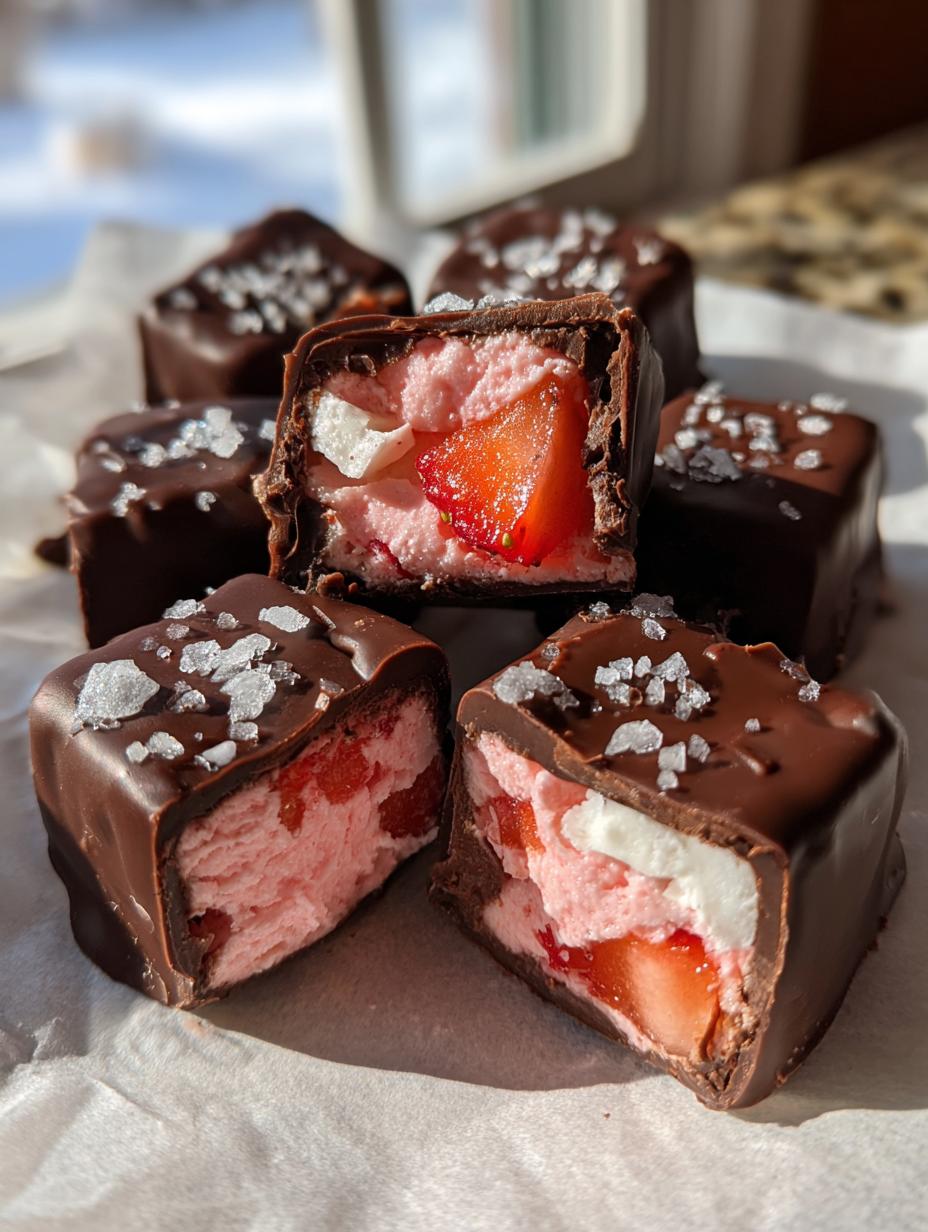 Divine 3-Ingredient Strawberry Frozen Yogurt Bites